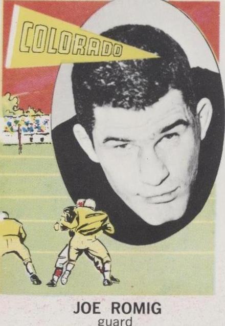 1961 Nu-Cards Football Stars - #152 Joe Romig (RC) for sale online | eBay