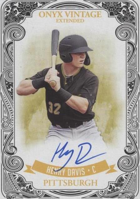 2021 Onyx Vintage Extended - Henry Davis #EAHD Blue Ink Autographs /400 ...