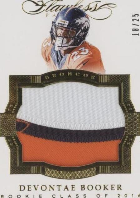 2016 Panini Flawless - Rookie Patches Devontae Booker #RPDB /25 (MEM, RC) for sale online | eBay