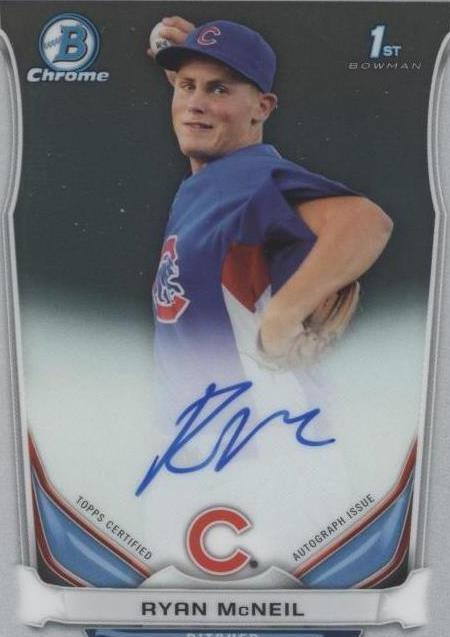 2014 Bowman Chrome - Prospect Autographs Ryan McNeil #BCAP-RMC (AU, RC ...