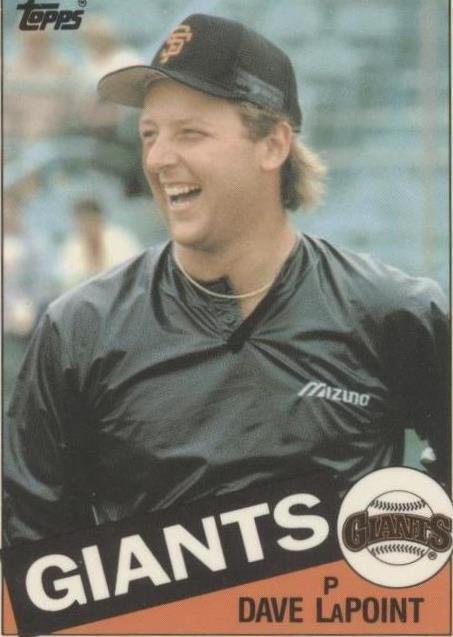 1985 Topps Traded - Dave LaPoint #71T Collector's Edition (Tiffany) for sale online | eBay