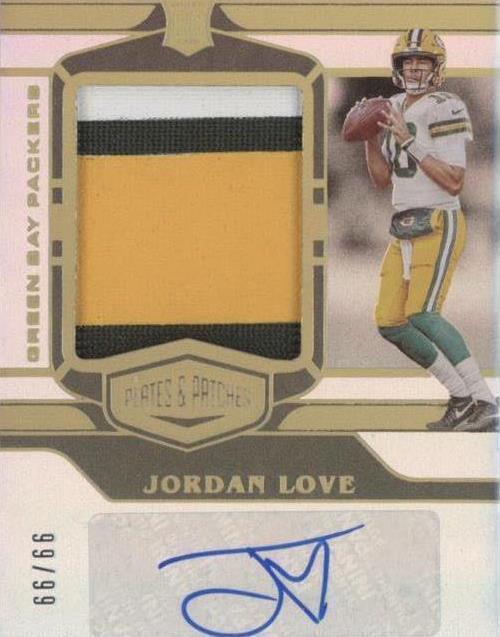 2020 Panini Plates & Patches - Rookie Patch Autographs Jordan Love #RPA ...