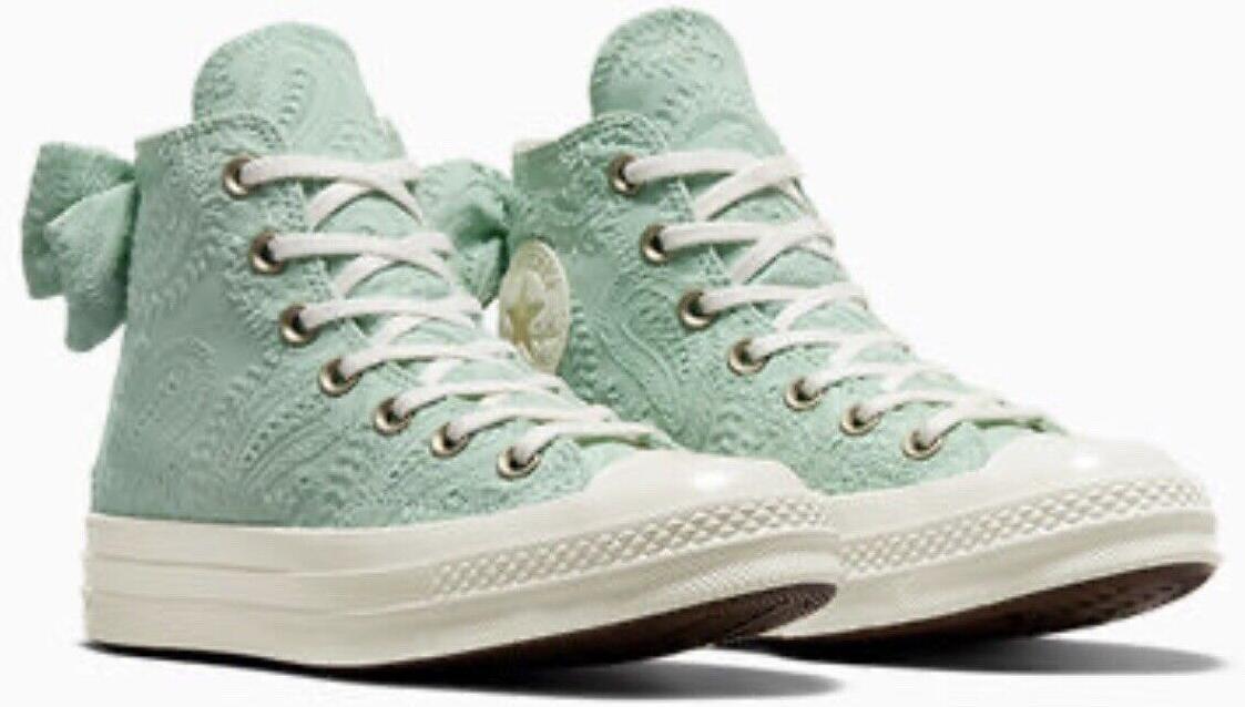 Size 6 - Converse Chuck 70 High Bow - Sticky Aloe Green W for sale ...