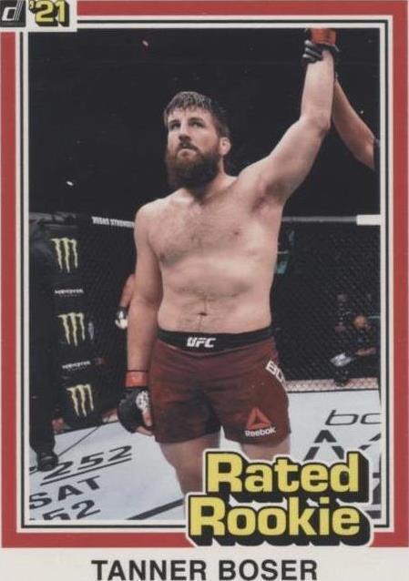 2021 Panini Instant UFC - Rated Rookie Retro Tanner Boser #RR35 /1320 ...