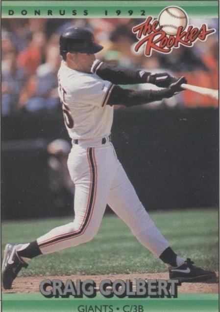 1992 Donruss The Rookies - Craig Colbert #26 (RC) for sale online | eBay