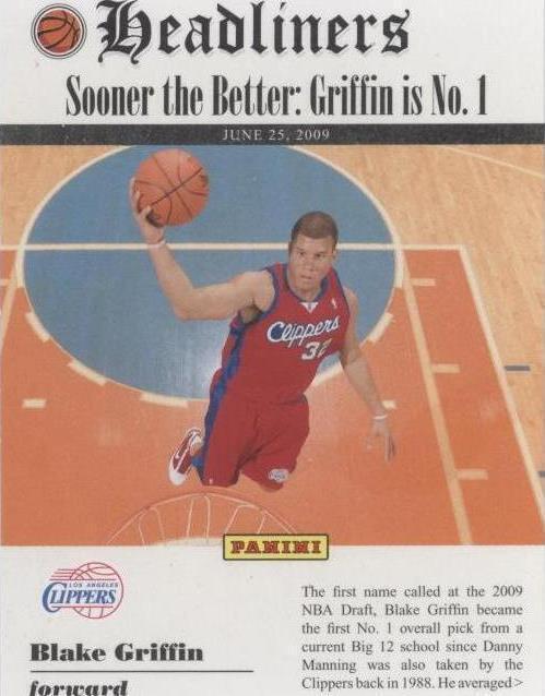2009-10 Panini - Headliners Blake Griffin #10 (RC) for sale online | eBay