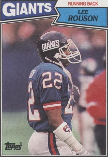 1987 Topps - #13 Lee Rouson (RC) for sale online | eBay