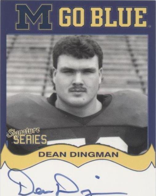 2002-07 TK Legacy Michigan Wolverines - Go Blue Autographs Dean Dingman ...