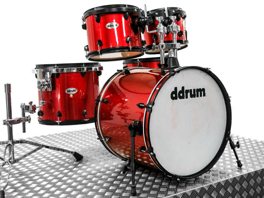 DRUMS: DDrum Diablo 5-Piece Drum Set , Shell Drum Kit / Metallic Red ...