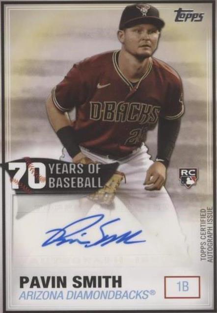 2021 Topps - 70 Years of Baseball Autographs Series 2 Pavin Smith #70YA ...