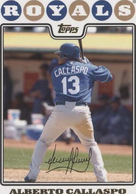 2008 Topps Updates & Highlights - Gold Foil #UH109 Alberto Callaspo for ...