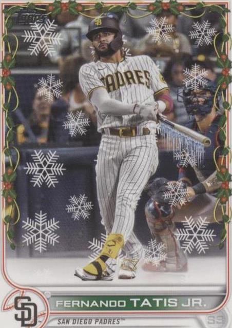 2022 Topps Holiday - Variation Icicles on Bat #HW179 Fernando Tatís Jr ...