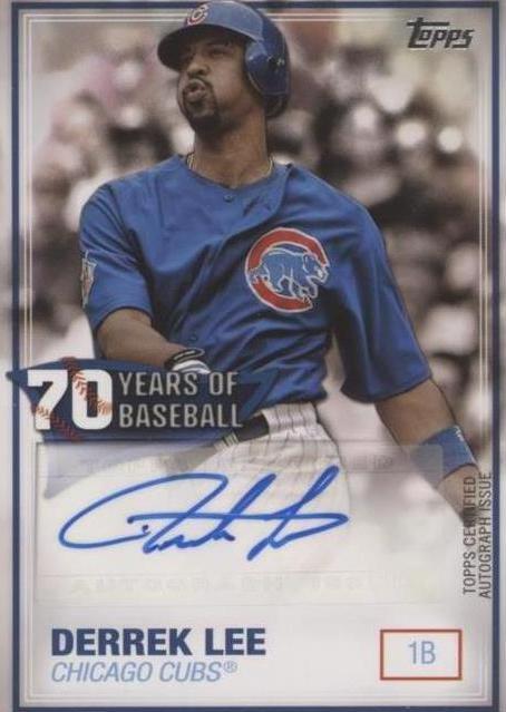2021 Topps - 70 Years of Baseball Autographs Series 2 Derrek Lee #70YA ...