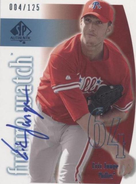 2002 SP Authentic - Future Watch Limited #160 Eric Junge /125 (AU, RC ...