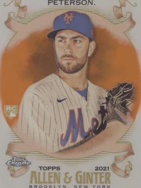 2021 Topps Allen & Ginter Chrome - Orange Refractor #130 David Peterson ...