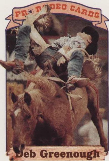 1991 Rodeo America Pro Rodeo Cards - Set A #47 Deb Greenough for sale ...