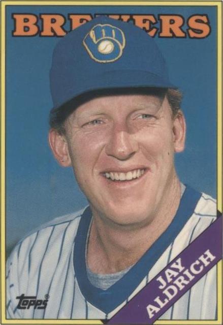 1988 Topps - Jay Aldrich #616 Collector's Edition (Tiffany) (RC) for ...