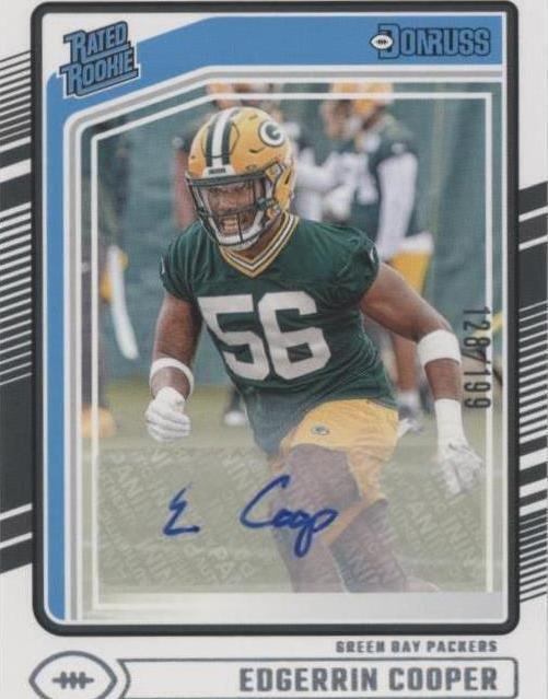 2024 Panini Donruss - Rated Rookie Edgerrin Cooper #325 Autographs /199 ...