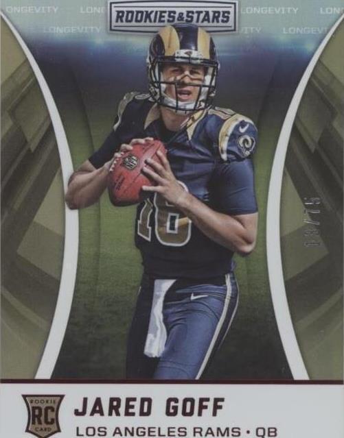 2016 Panini Rookies & Stars - Rookies One Star Jared Goff #167 ...