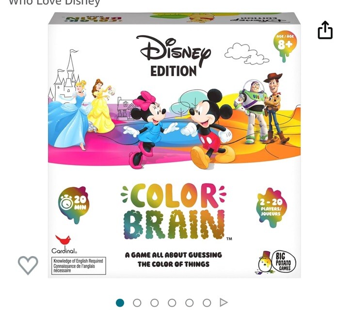 Color Brain: Disney Edition (2019) Board Game – Board Game Guys