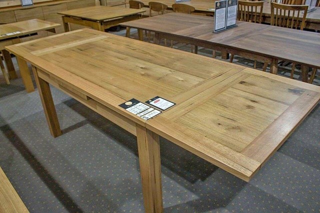 Bondi - 1500mm to 2500mm - Extension Table - Solid Messmate Timber ...