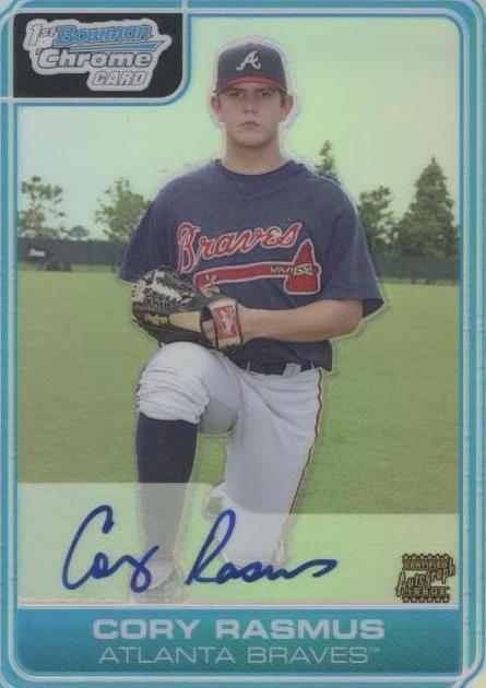 2006 Bowman Draft Picks & Prospects - Chrome Draft Picks Cory Rasmus # ...