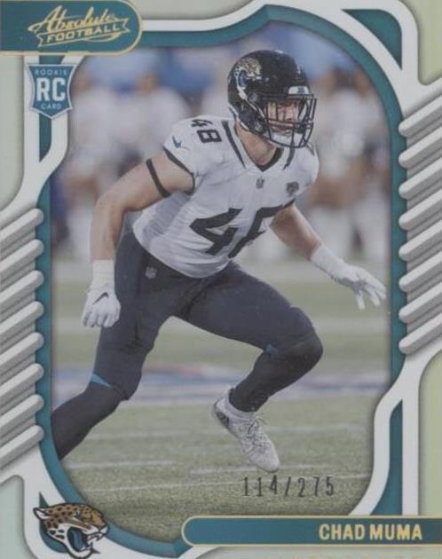 2022 Panini Absolute - Rookies Chad Muma #151 Spectrum /275 (RC) for ...