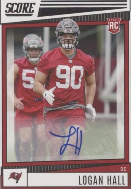 2022 Score - Rookies Logan Hall #359 Signatures (AU, RC) for sale ...