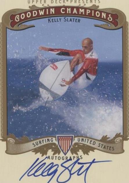 2012 Upper Deck Goodwin Champions - Autographs #A-KS Kelly Slater (AU ...