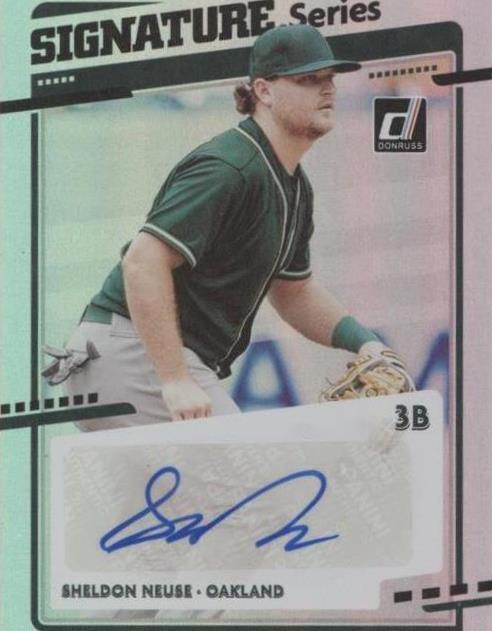 2020 Panini Donruss - Signature Series Sheldon Neuse #SS-SN (AU, RC ...