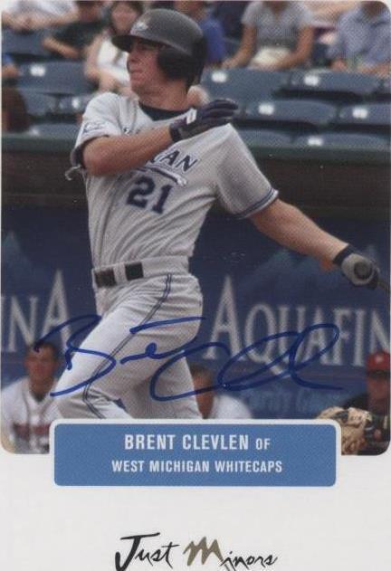 2004 Just Minors Just Prospects - Brent Clevlen #16 Autographed (AU ...