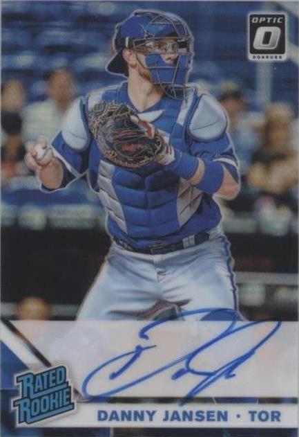 2019 Panini Donruss Optic - Rated Rookie Signatures Danny Jansen #RRS ...
