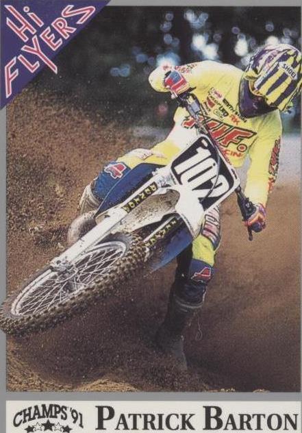 1991 Champs Hi Flyers AMA Motocross - Patrick Barton #5 for sale online | eBay
