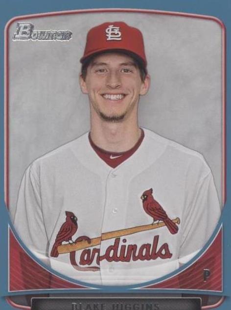 2013 Bowman Draft Picks & Prospects - Draft Picks Blake Higgins #BDPP90 ...