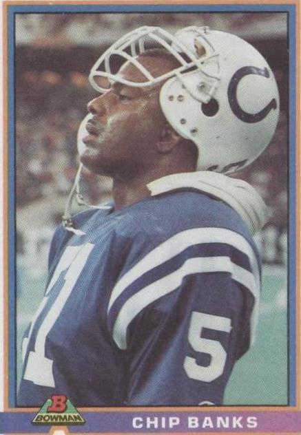 1991 Bowman - Chip Banks #209 for sale online | eBay