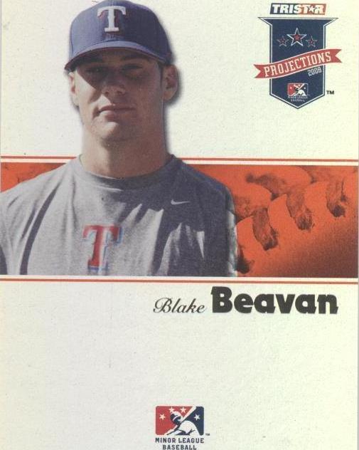 2008 TRISTAR PROjections - Orange Reflectives #227 Blake Beavan /5 (RC ...