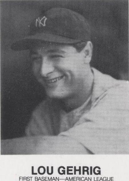 1983 TCMA Renata Galasso - 1933 All-Stars Lou Gehrig #43 for sale ...