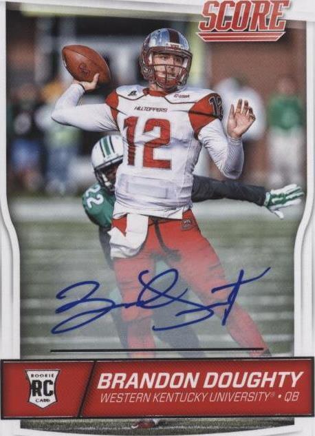 2016 Score - Rookies Signatures #338 Brandon Doughty (AU, RC) for sale ...