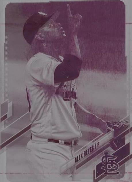 2021 Topps Update Series - Alex Reyes #US232 Printing Plate Magenta /1 ...