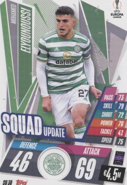 2020-21 Topps Match Attax UCL Extra - Squad Update Mohamed Elyounoussi ...
