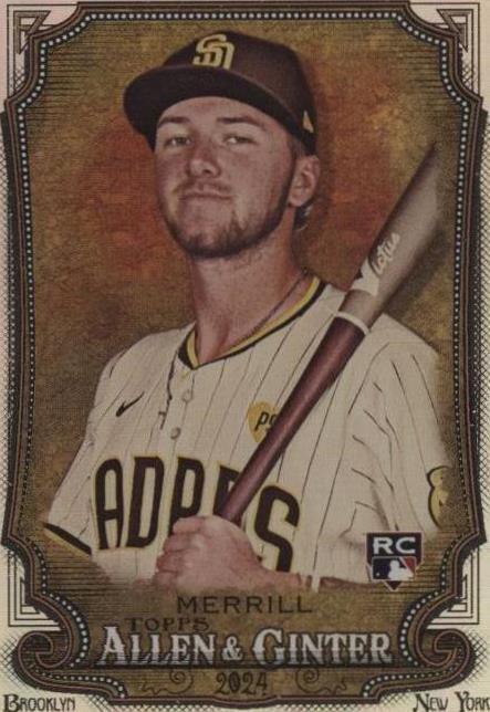 2024 Topps Allen & Ginter - Jackson Merrill #275 Silver Portrait (RC ...