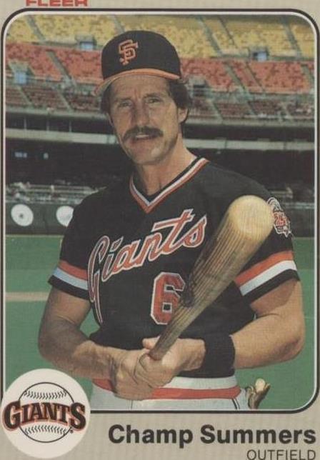 1983 Fleer - Champ Summers #274 for sale online | eBay