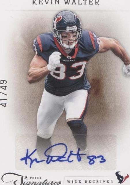2011 Panini Prime Signatures - Kevin Walter #104 Silver Signatures /49 ...