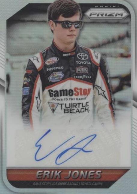 2016 Panini Prizm NASCAR - Driver Signatures #EJ Erik Jones (AU, RC ...