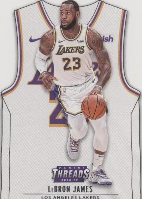 2018-19 Panini Threads - Association Jersey SP LeBron James #135 for ...