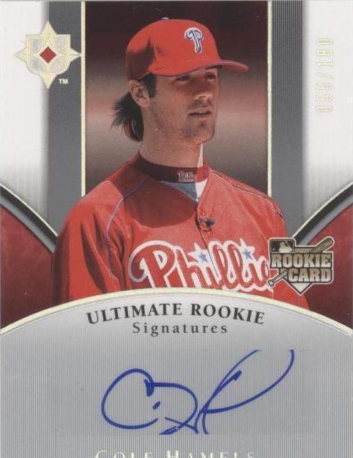 2006 Ultimate Collection - Ultimate Rookie Signatures Cole Hamels #112 ...