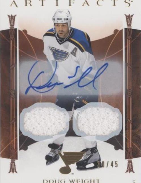 2022-23 Upper Deck Artifacts - Legends Gold Autograph Material Relics ...