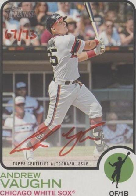 2022 Topps Heritage High Number - Real One Autographs Andrew Vaughn # ...