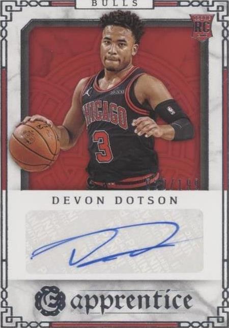 2020-21 Panini Chronicles - Excalibur Apprentice Signatures Devon ...