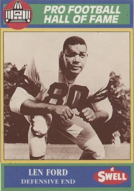 1990 Swell Pro Football Hall of Fame - Len Ford #79 for sale online | eBay